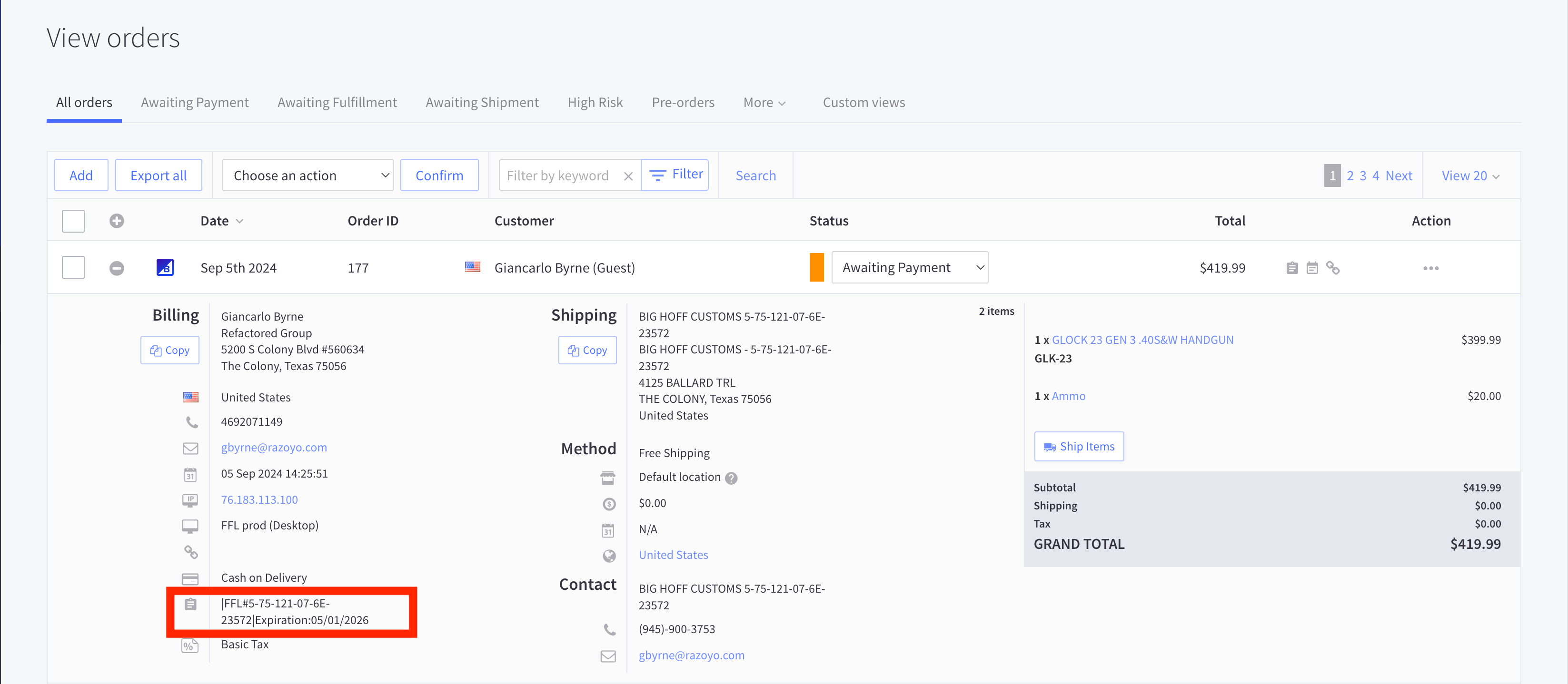 AutomaticFFL(tm) | Documentation